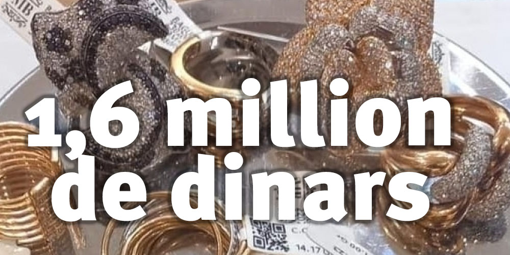 Saisie d'une importante quantité de bijoux en or sertis de diamants d ...