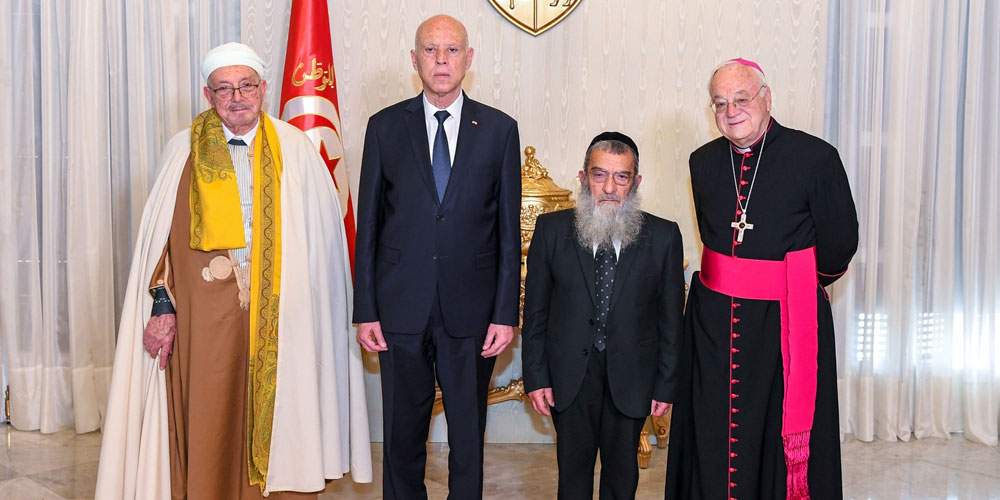 Photos : Le président tunisien reçoit le Mufti de la République, le ...